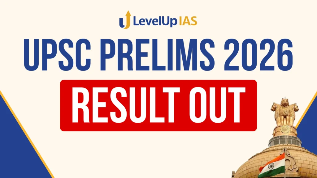 UPSC Prelims Result 2026 Out: Direct PDF Link